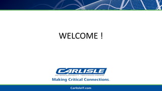 Carlisle Interconnect Technologies - Product Overview | PDF