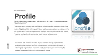 Connect Infosoft- Company with Brilliant Services on Web Design and ...