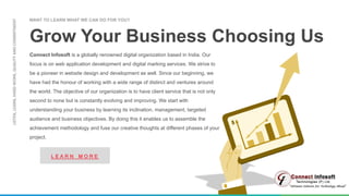 Connect Infosoft- Company with Brilliant Services on Web Design and ...