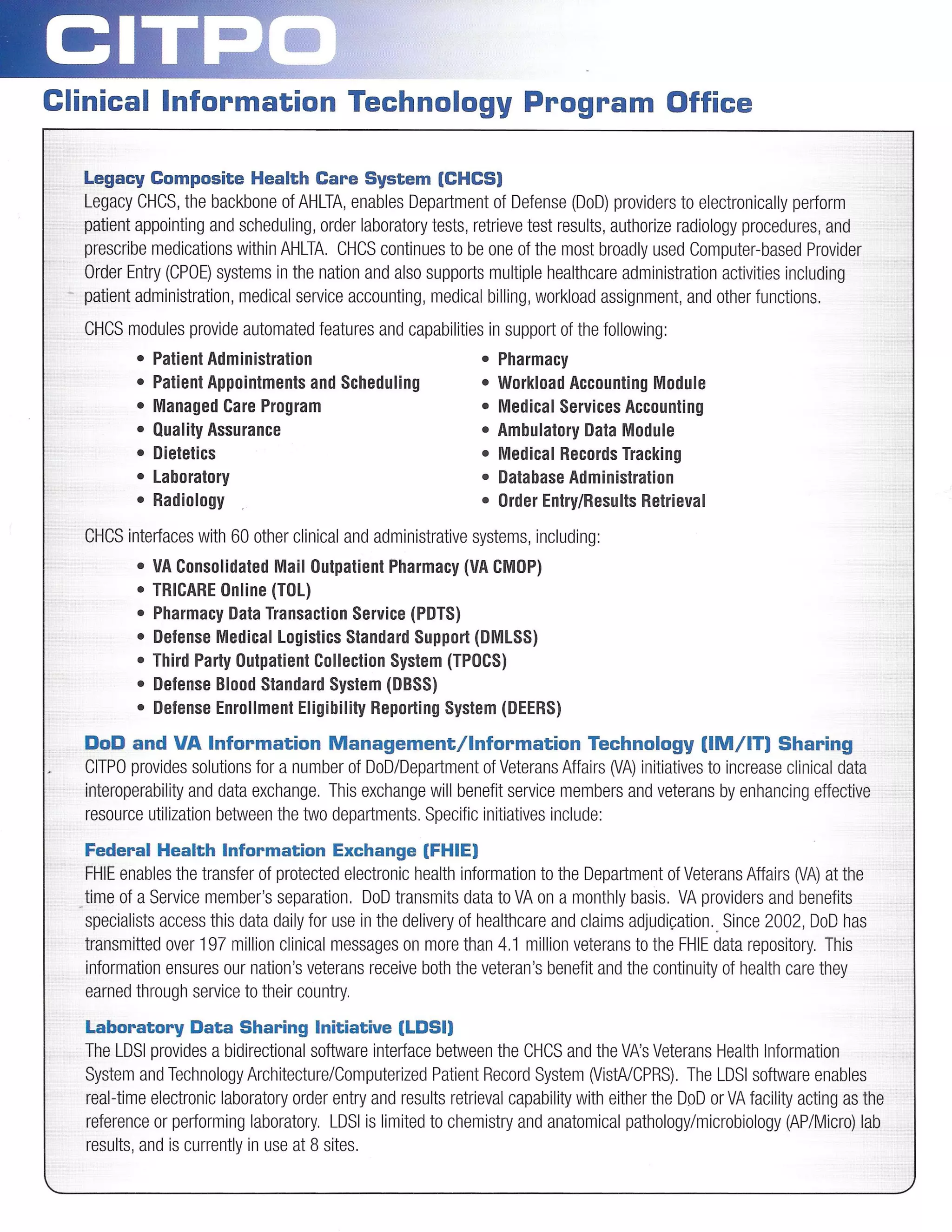 CITPO brochure | PDF