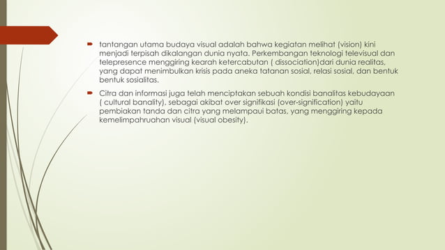 CITRA DAN BUDAYA VISUAL citra dan budaya visual | PPTX