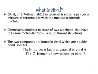 Citral | PPTX