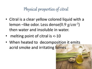 Citral | PPTX