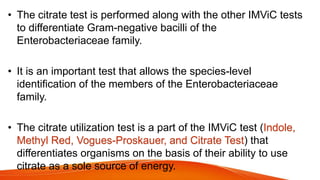 CITRATE UTILIZATION TEST.pptx