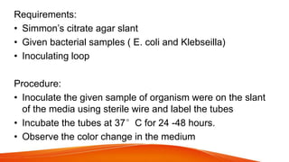 CITRATE UTILIZATION TEST.pptx
