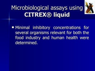 Citrex 0610 I En Revised Spa 1 Citrex Mic Mbc | PPT