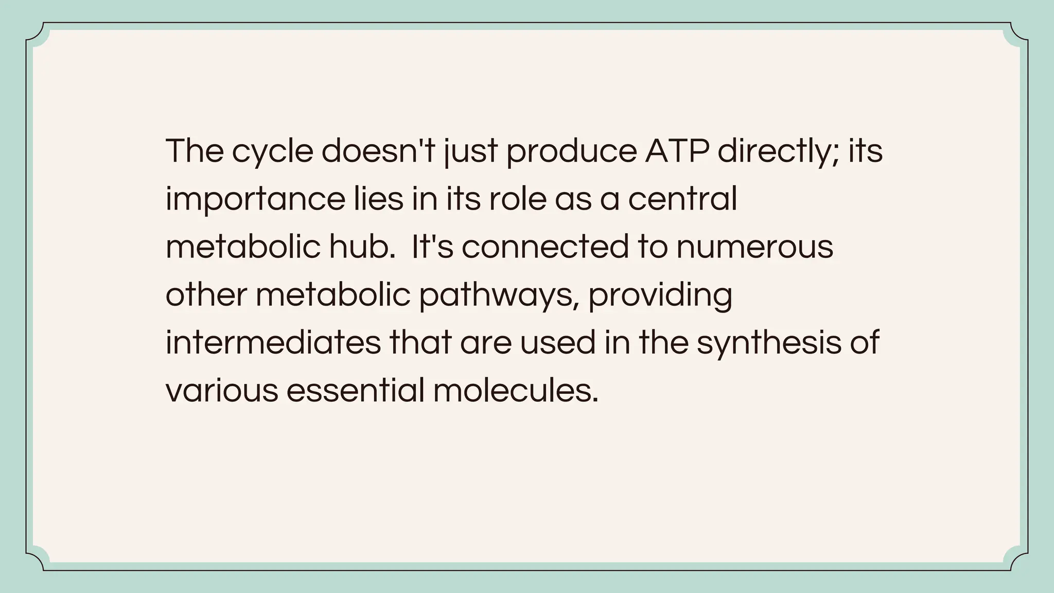Citric acid Cycle, meaning, importance.. | PPT