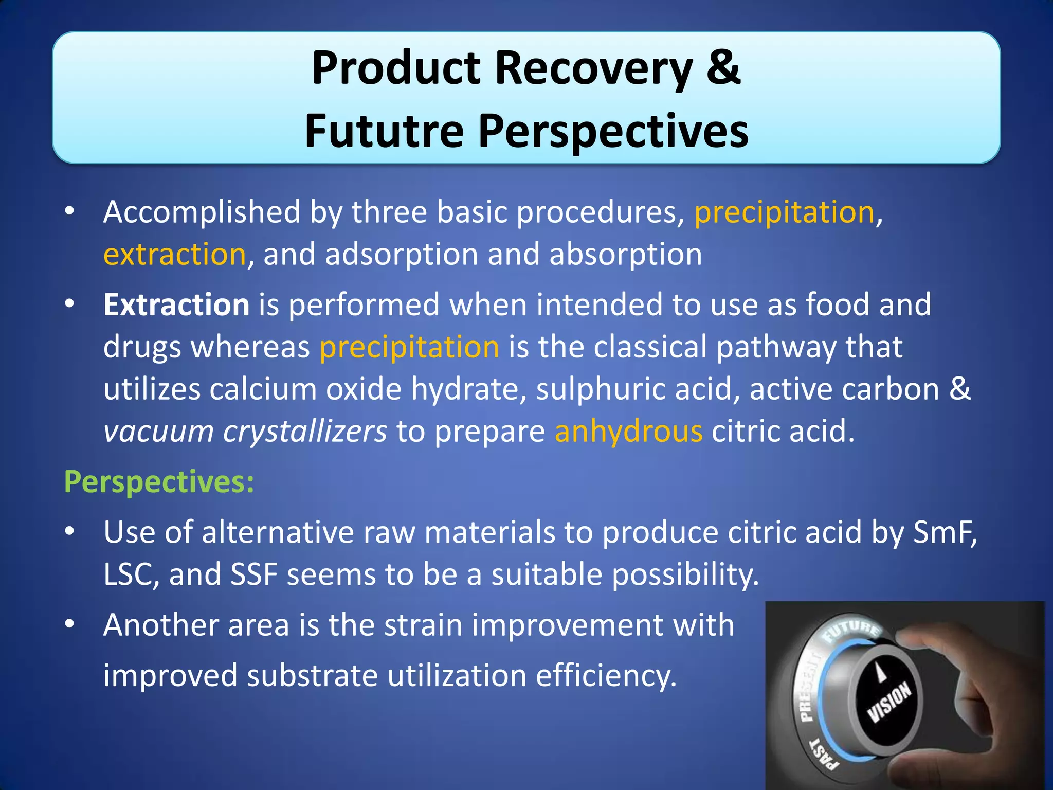 Citric Acid Fermentation | PDF