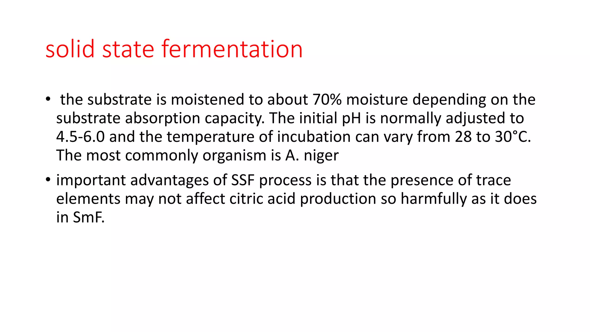 Citric acid Production | PPTX