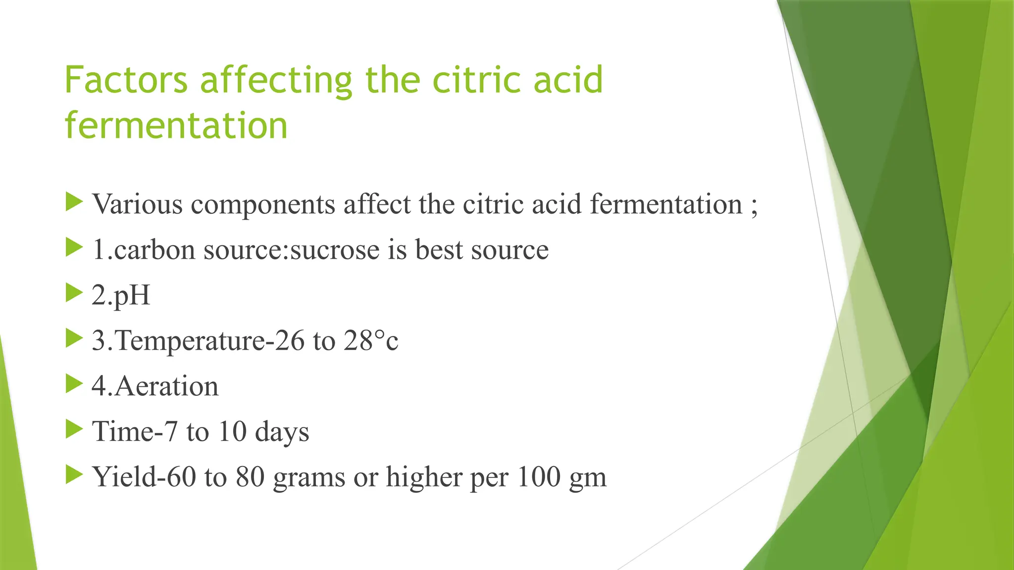 citric acid. production.pptx production of citric acid | PPT