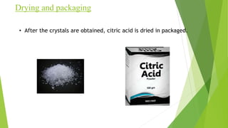 CITRIC ACID PRODUCTION | PPTX
