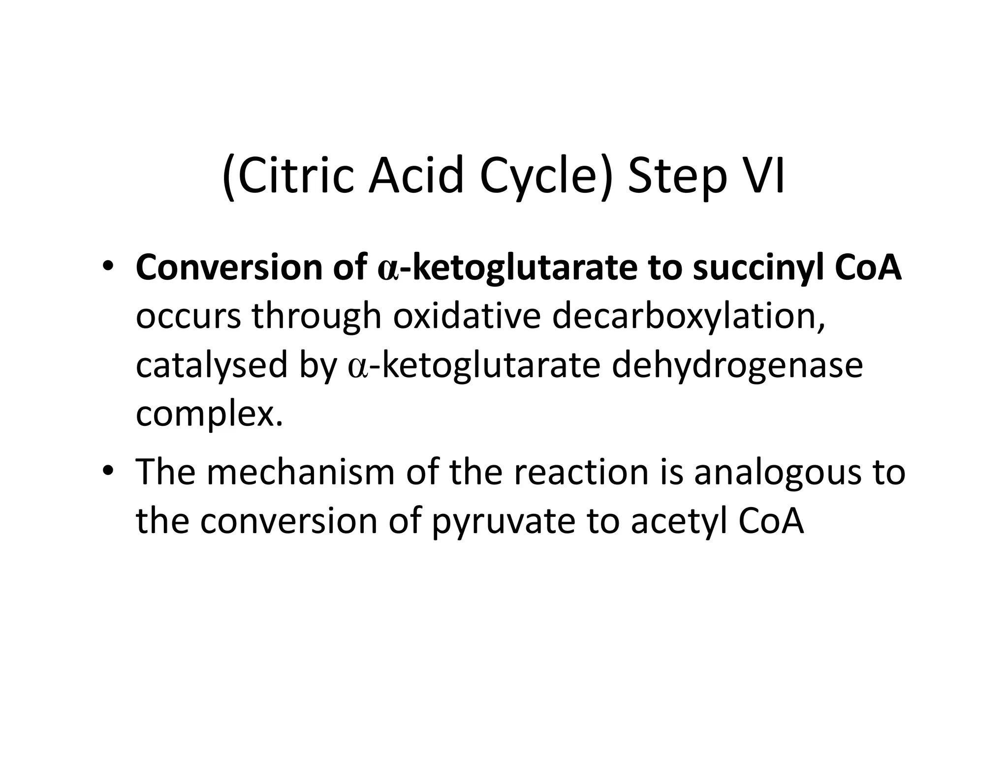 Citric Acid Cycle | Krebs Cycle | TCA cycle | PPT