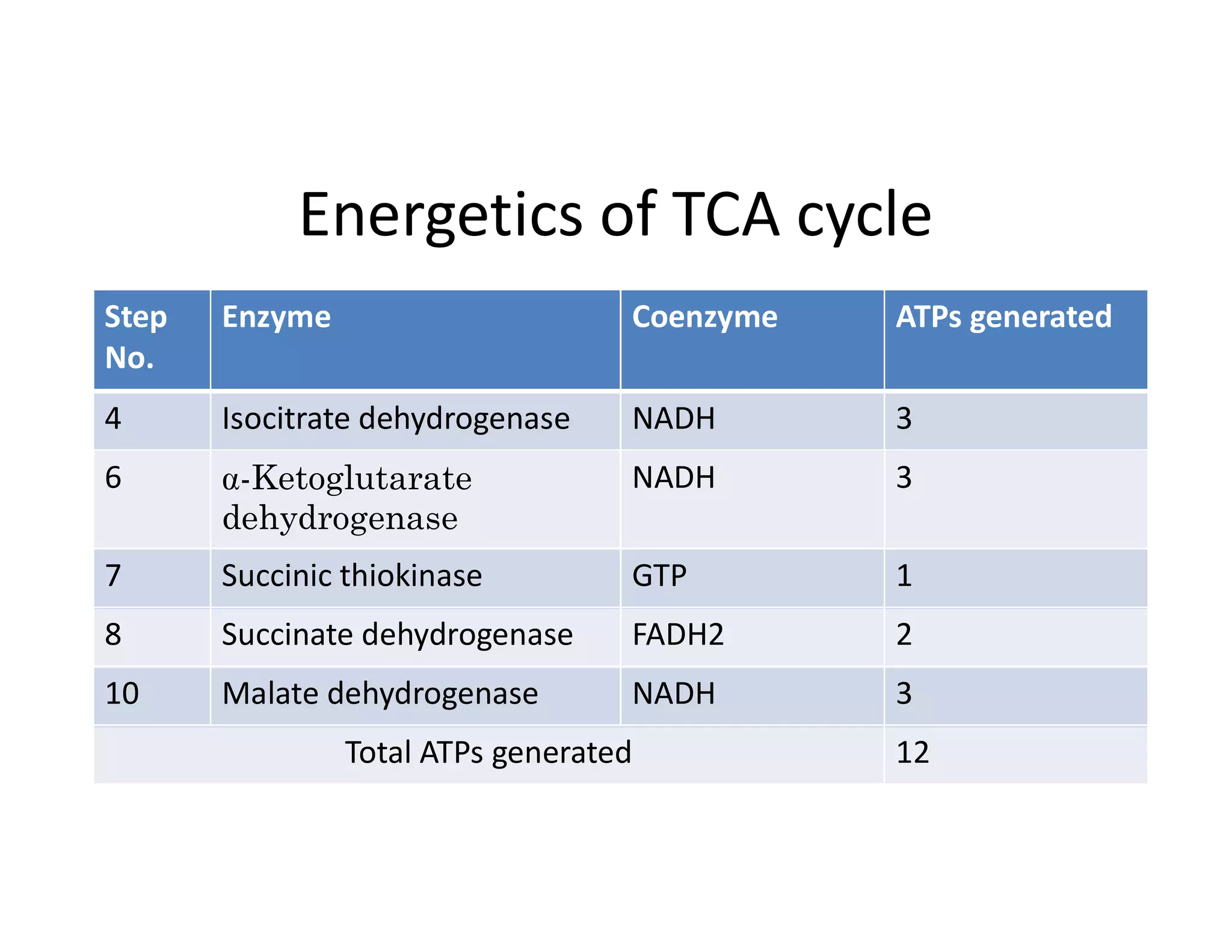 Citric Acid Cycle | Krebs Cycle | TCA cycle | PPT