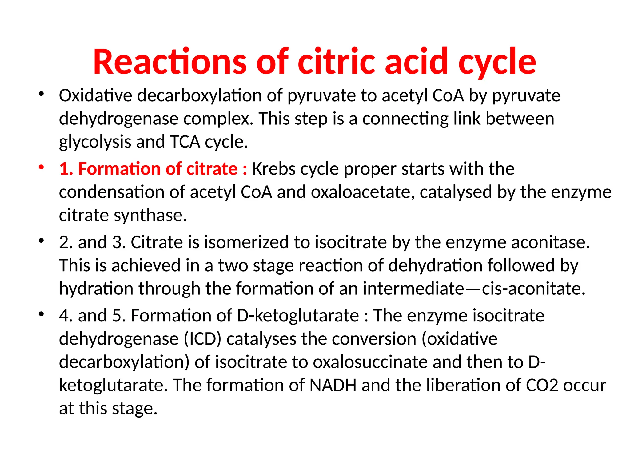 Citric acid cycle- Pathway, energetics and significance | PPTX