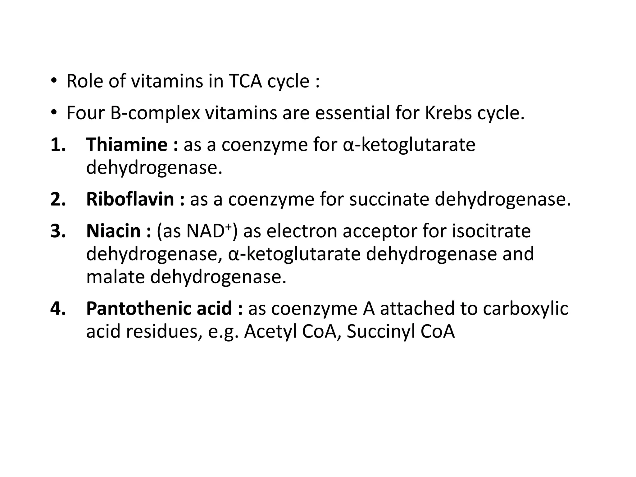 Kreb's cycle (Citric acid cycle, TCA cycle) | PPTX