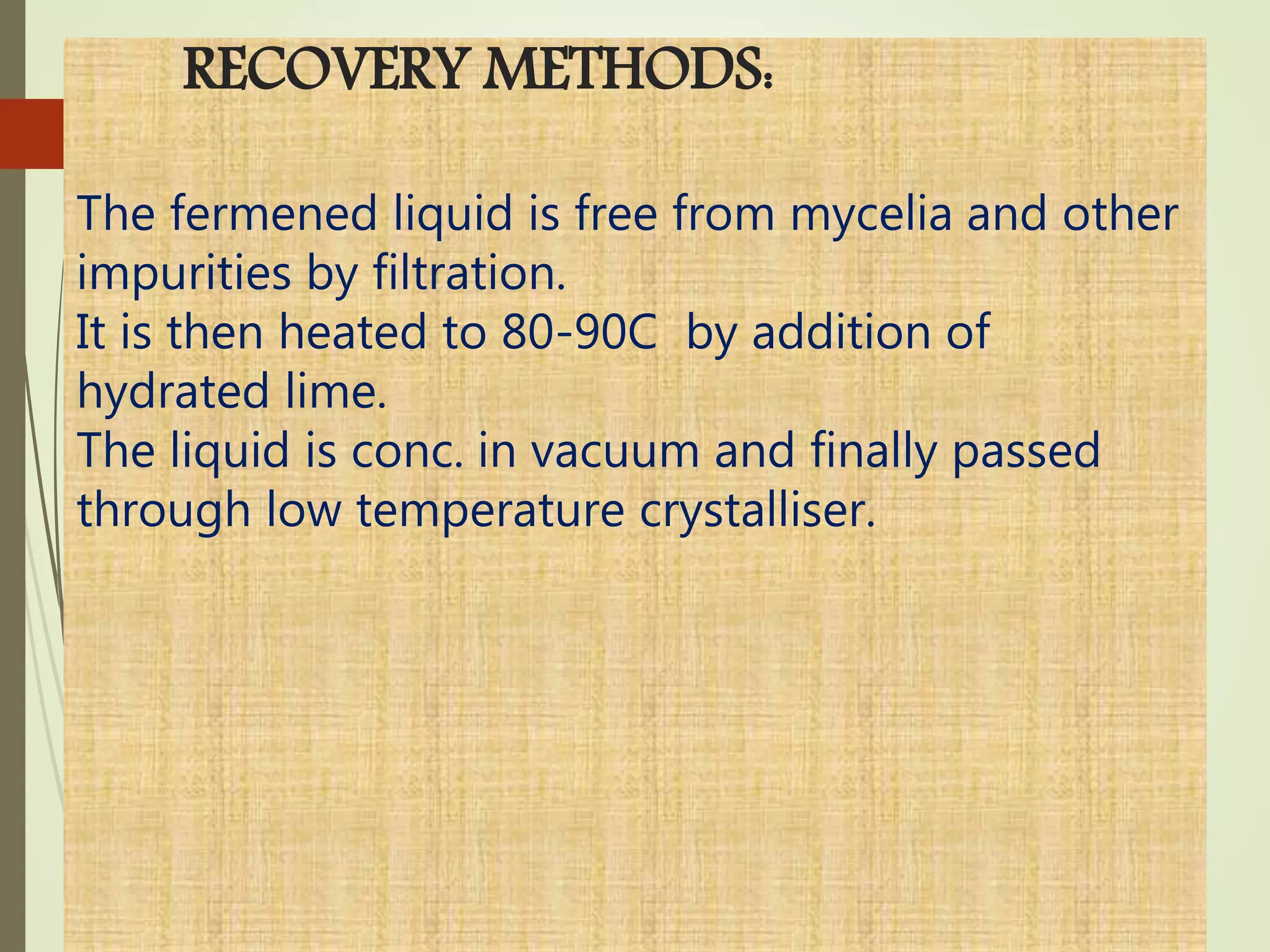 Citric Acid Fermentation- Pharmaceutical Microbiology | PPTX