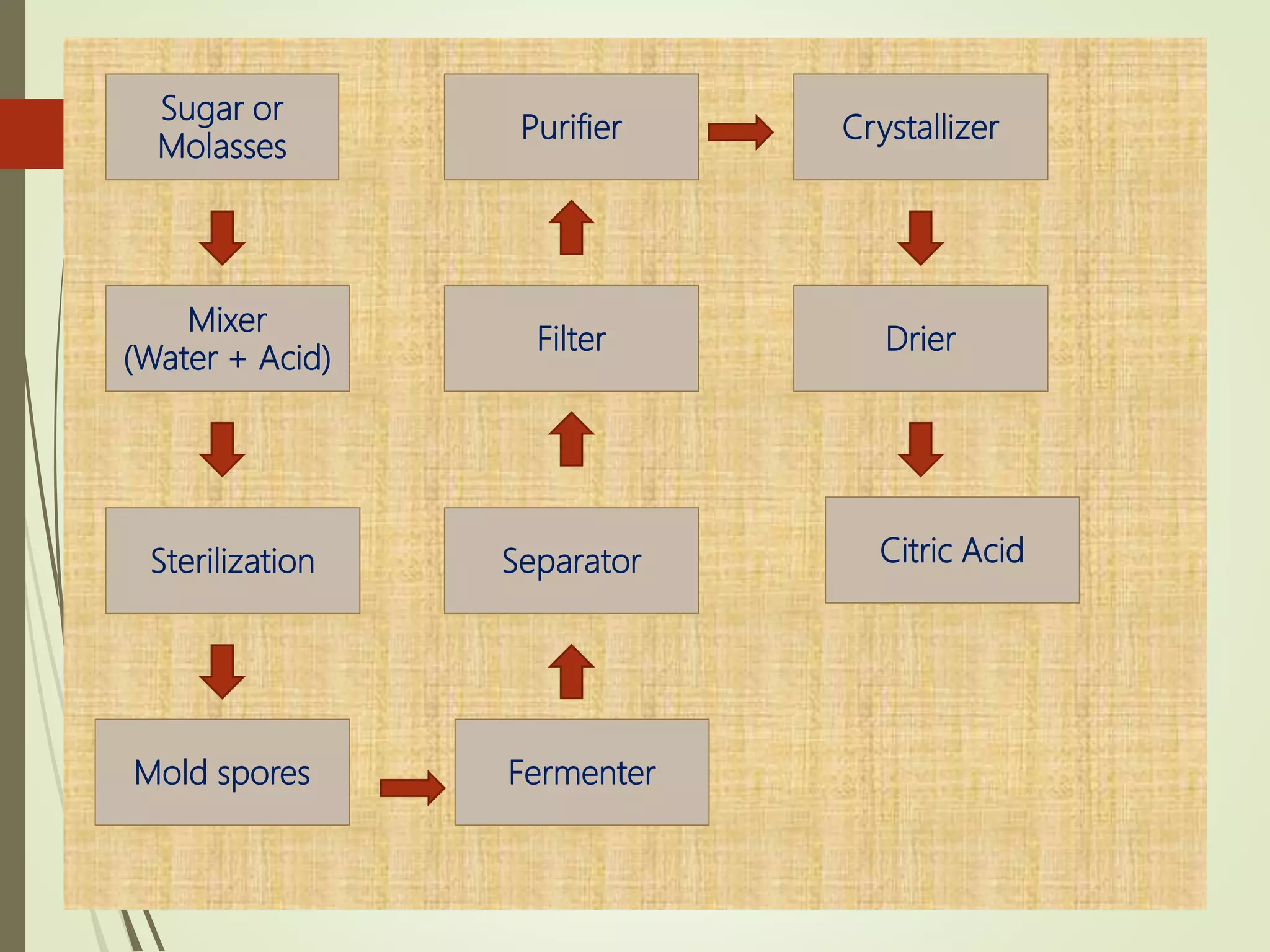 Citric Acid Fermentation- Pharmaceutical Microbiology | PPTX