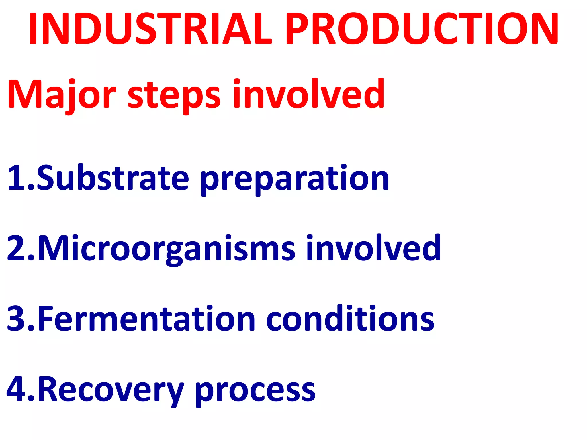 Citric acid production | PPTX