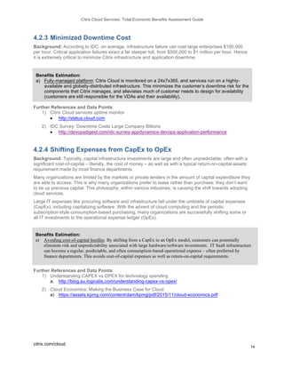 Citrix Cloud Services: Total Economic Benefits Assessment Guide | PDF