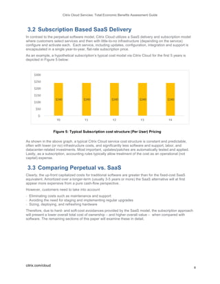 Citrix Cloud Services: Total Economic Benefits Assessment Guide | PDF
