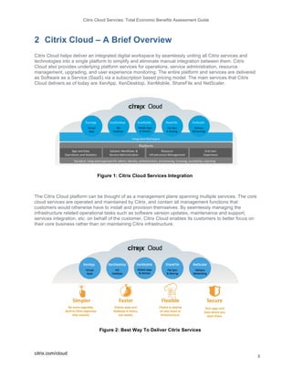 Citrix Cloud Services: Total Economic Benefits Assessment Guide | PDF