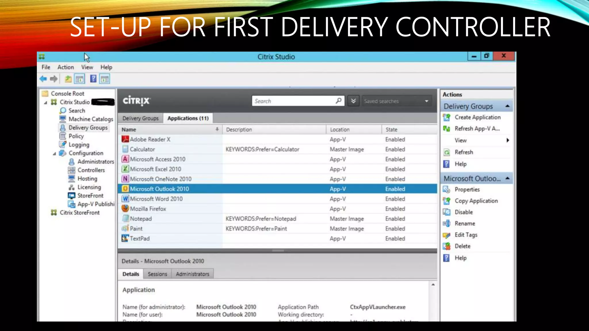 Citrix XenApp and XenDesktop 7.X | PPTX | Computer Software and ...
