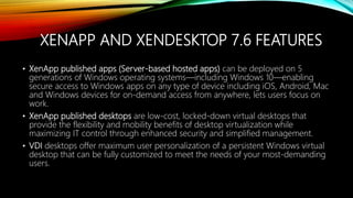 Citrix XenApp and XenDesktop 7.X | PPT