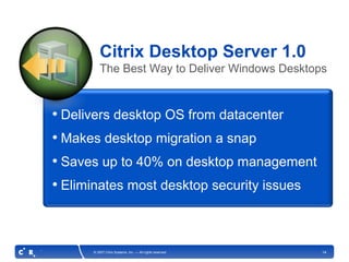 Citrix app delivery2 | PPT | Computer Networking | Computing