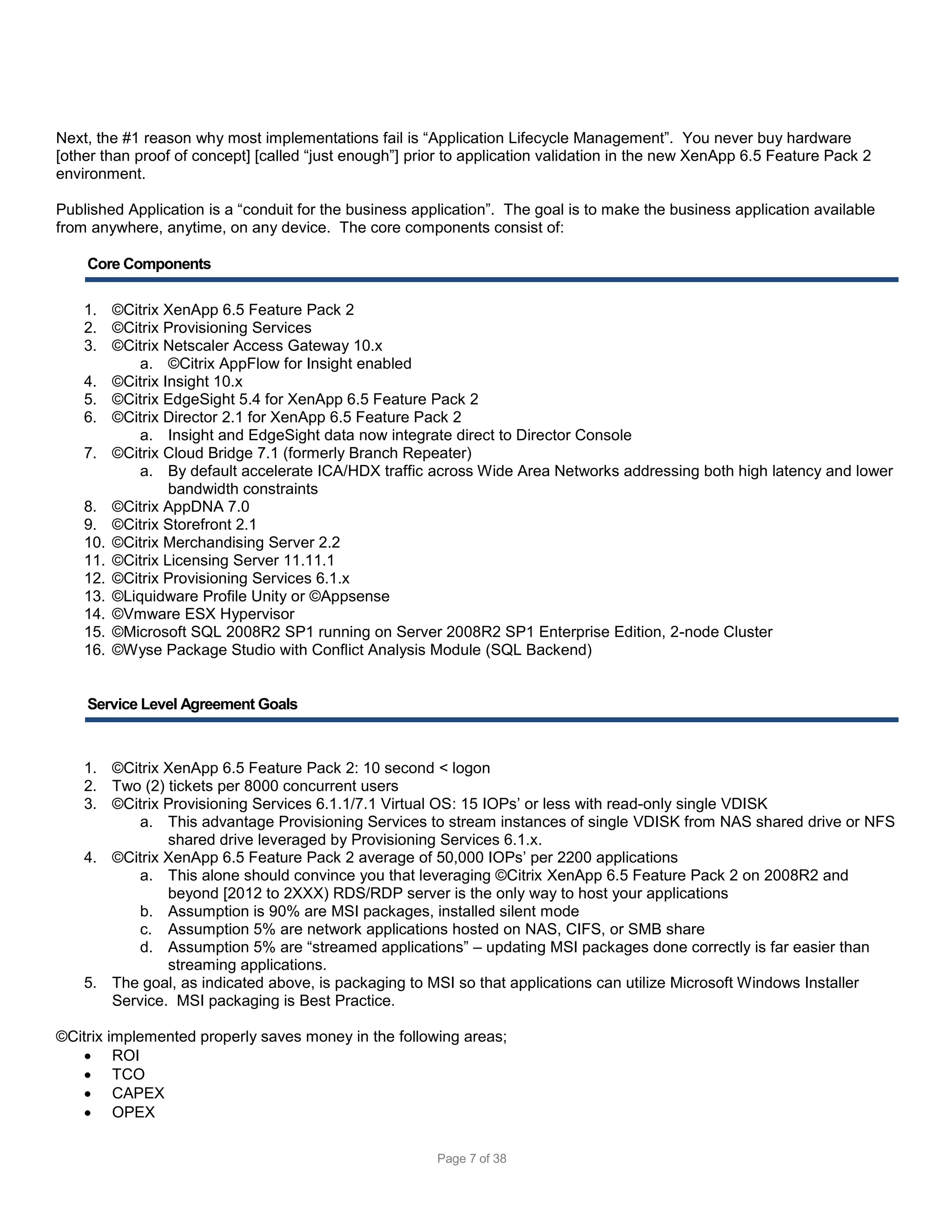 Citrix Application Management Framework | PDF
