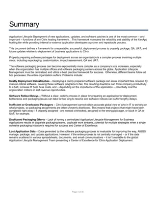 Citrix Application Management Framework | PDF