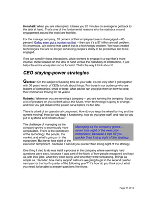 Three Generations of Citrix CEOs: Enabling a Better Way to Work | PDF