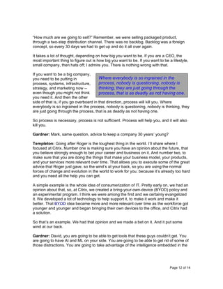 Three Generations of Citrix CEOs: Enabling a Better Way to Work | PDF