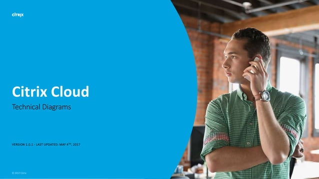 Citrix Cloud - Architecture Diagrams.pptx | Cloud Computing | Internet