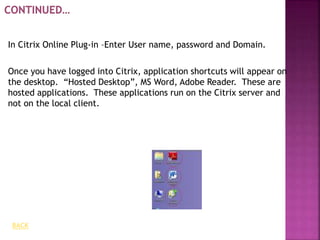 Windows Citrix environment | PPT
