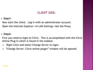 Windows Citrix environment | PPT
