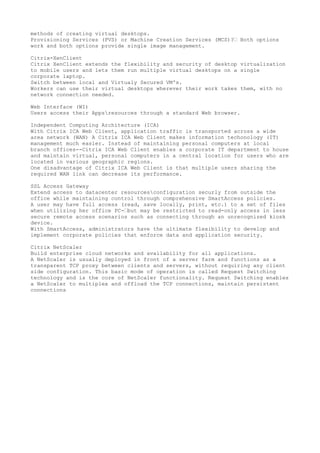 Citrix meanings | PDF