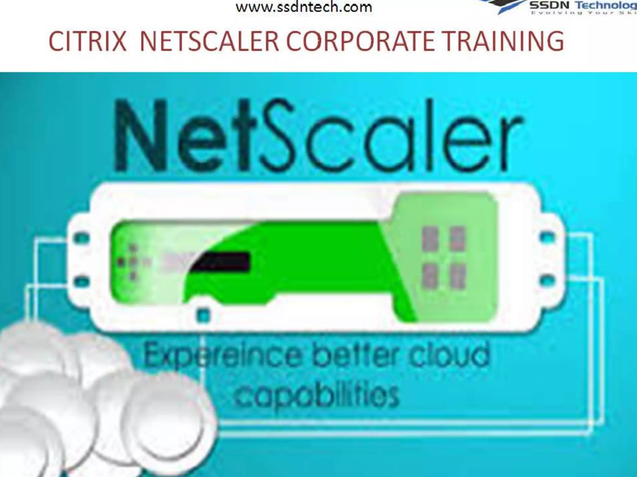 Citrix netscaler corporate training. | PPTX