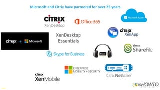 Citrix on Azure | PPTX | Cloud Computing | Internet