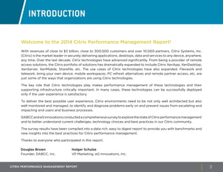 Citrix Performance Management Report 2014 | PPT
