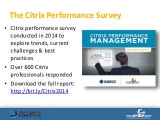 Citrix Performance Survey Webinar