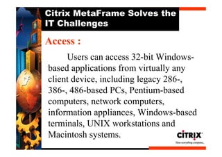 Citrix Presentation | PDF