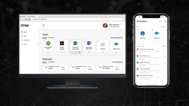 Citrix The Intelligence Workspace and State-of-the-art for SAP