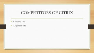 Citrix systems ppt | PPTX