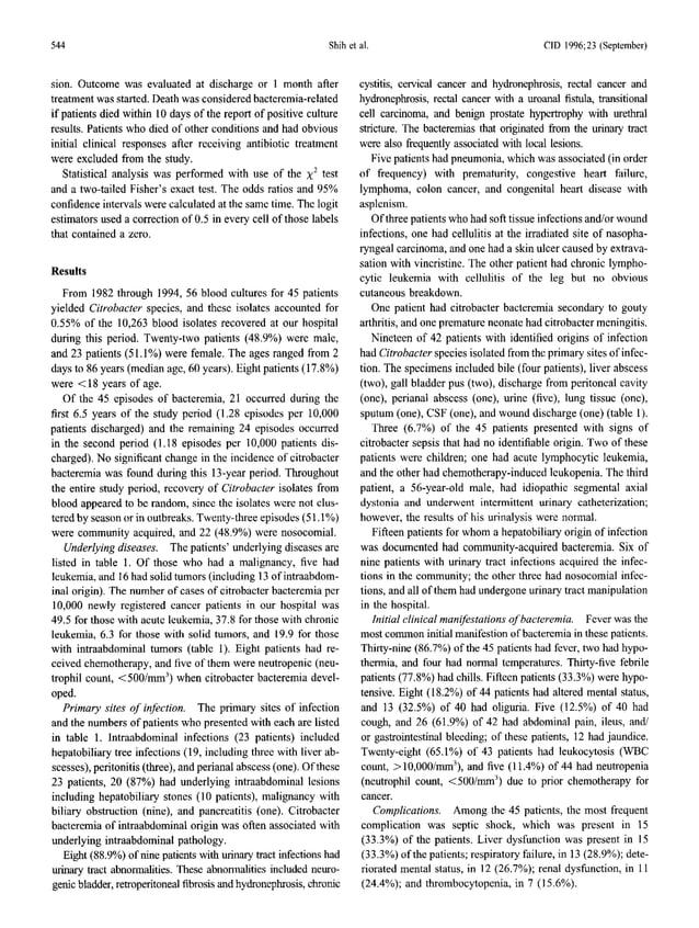 Citrobacter | PDF | Infectious Diseases | Diseases and Conditions