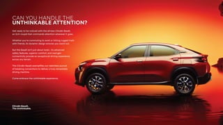 Citroen Basalt SUV Brochure | PDF