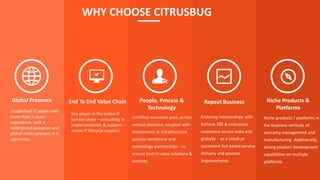 Citrusbug technolabs presentation | PPTX