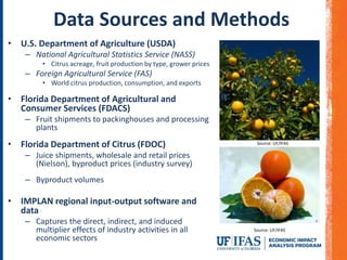 Economic Contributions of the Florida Citrus Industry in 2016-16 | PPT