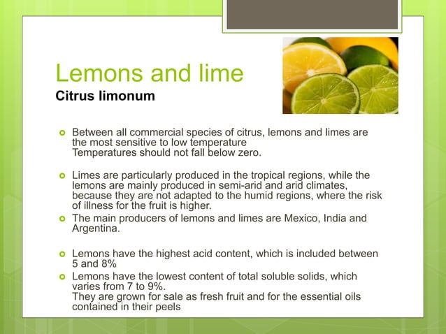 Citrus fruit variety | PPTX