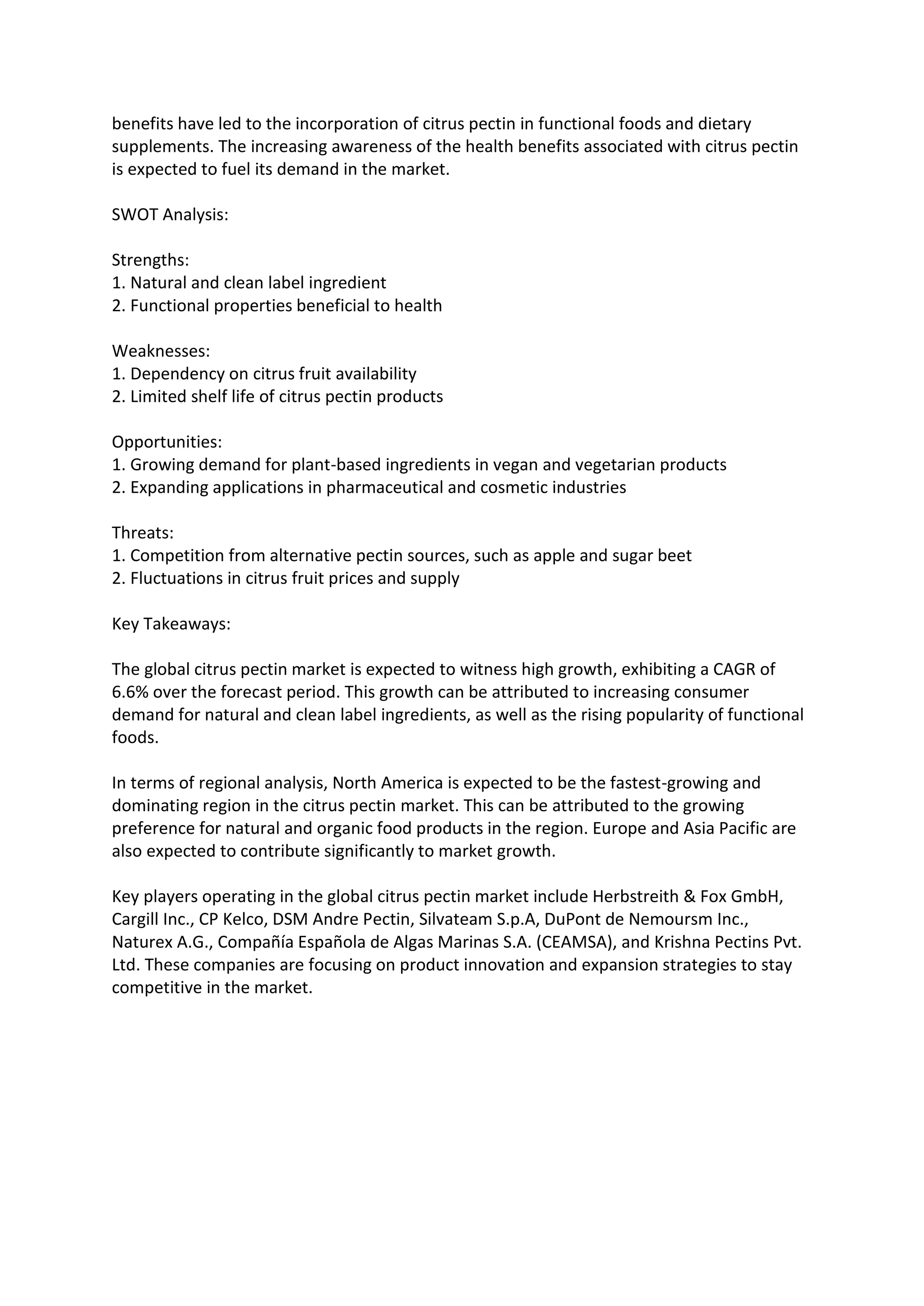 Citrus Pectin Market .pdf