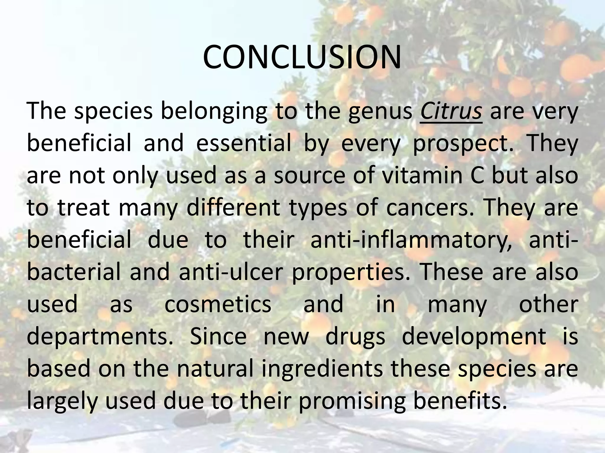 Citrus species | PPT